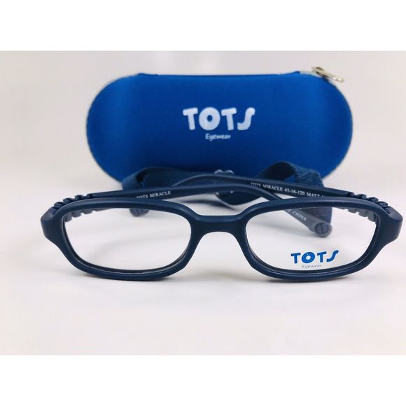 TOTS | Accessories | New Tots Matte Navy Miracle Eyeglasses For Kids 43mm With Case Strap | Poshmark